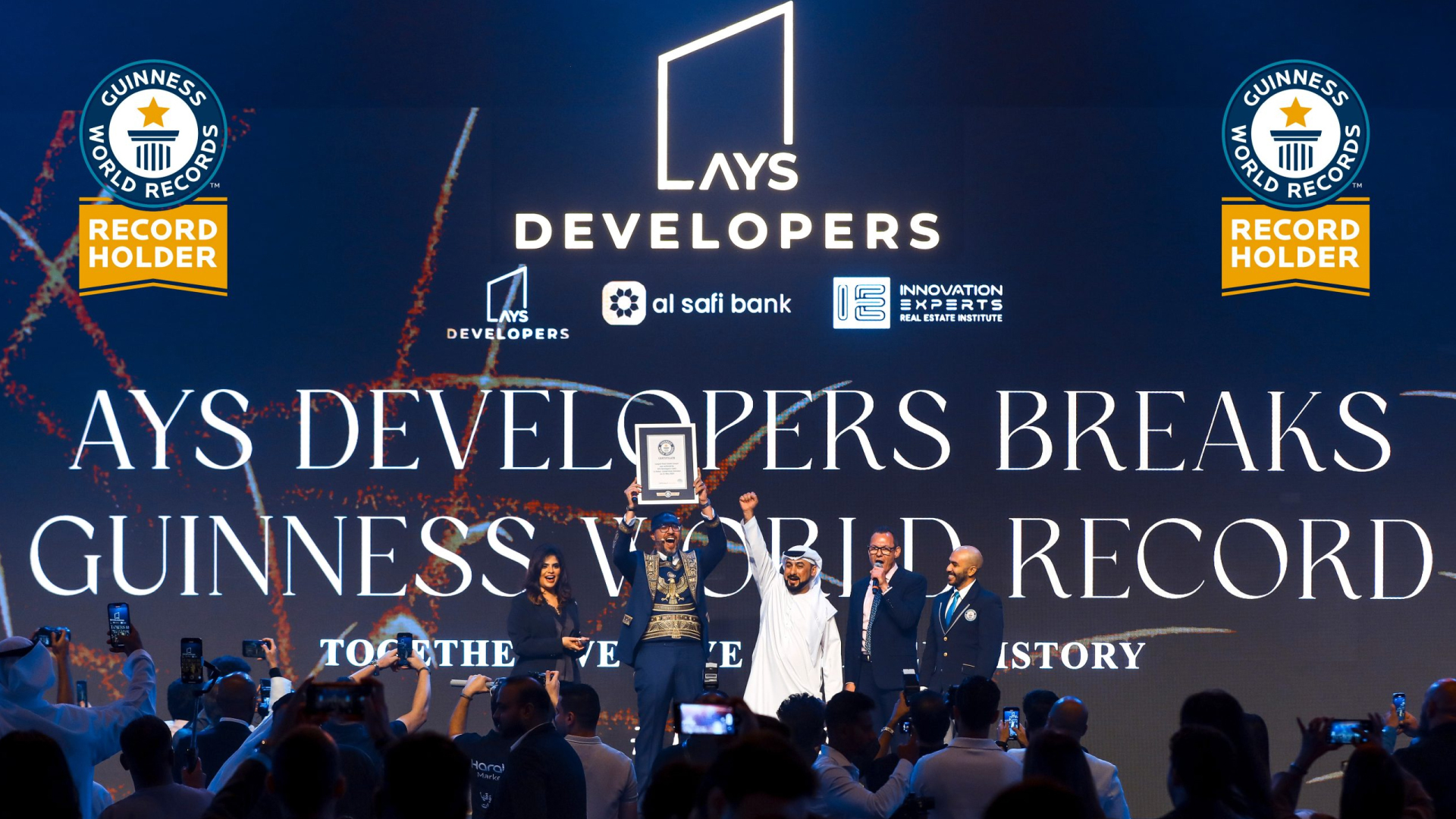 Provident’s Loai Al Fakir Joins AYS Developers Guinness World Record | Provident Estate